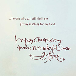 Hallmark Anniversary Card for Husband or Boyfriend (Man I Love)