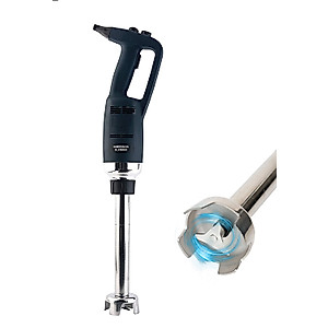 Li Bai 12 in Heavy Duty Big Stix Immersion Blender Handheld Kitchen, Hand Blenders for Kitchen, Commercial Mixer Electric, 500W Removable Shaft 2500rpm to 14000rpm, Emulsifier Blender Handheld