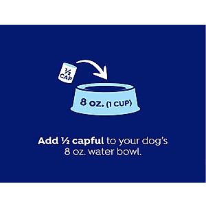 Naturel Promise Fresh Dental Water Additive - Dental Health Solution for Dogs - Easy to Use - Helps Clean Teeth - Freshens Breath Up to 12 Hours - No Brushing Required - 18 Fl Oz, 1 Pack