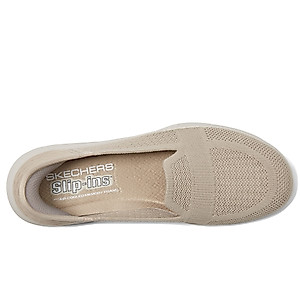 Skechers On-The-Go Flex - Serene Hands Free Slip-Ins Taupe 8 B (M)