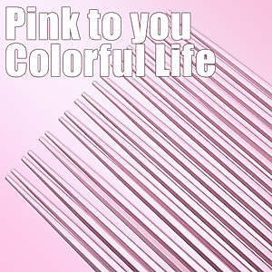10 Pairs Fiberglass Chopsticks Reusable,Cute Reusable Chopsticks,9 Inch(Pink Chop sticks reusable dishwasher safe）