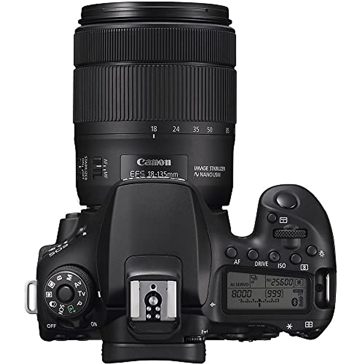Camera EOS 90D DSLR Camera Bundle with 18-135mm is USM Lens, 128GB Memory, 3pc Filter Kit + Deluxe Bag + Professional Kit