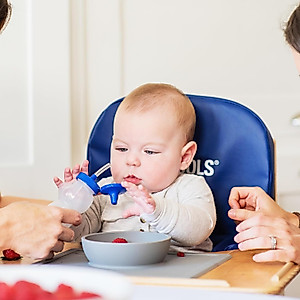 TalkTools Honey Bear Straw Cup for Babies - BPA-Free, Food-Grade Therapy Sippy Bottles for Speech and Feeding Training - Leak-Proof, Licensed Speech Pathologist (Single, 5, Ounce)