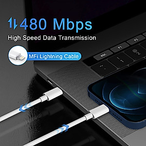 i Phone Charger Fast Charging, 3PACK 20W USB C Wall Charger Block with 6FT Fast i Phone Charger Cord Compatible with i Phone 14/13/12/11 Pro Max,Mini,Pro/XR/iPad