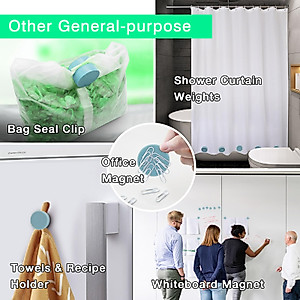 MOMODA Sous Vide Magnet Clips - Ensure Perfectly Cooked Meals with These Food Grade Silicone-Coated Sous Vide Magnets! Keep Bags Submerged & Prevent Floating - Pack of 12