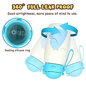 Stainless Steel Thermo Water Bottle for Kids 550ml/18.5oz Vacuum Insulated Flask with Straw for boys and girls Drinks Flasks.(Blue A)