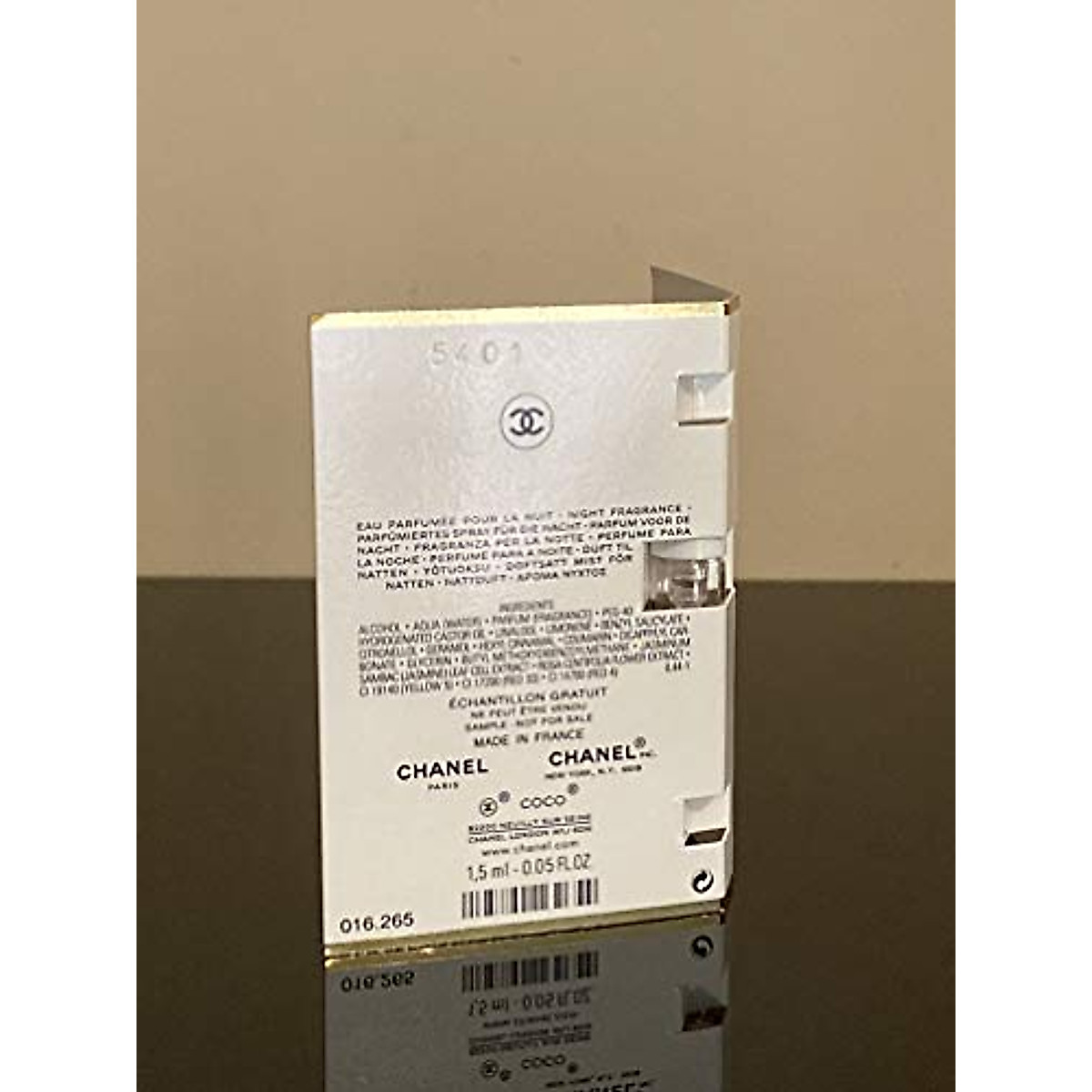 C.H.A.N.E.L COCO MADEMOISELLE L'EAU PRIVEE EDP NIGHT SPRAY VIAL SIZE 0.05 OZ / 1.5 ML