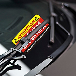 160psc You Parked Like an Idiot Business Cards Bad Parking Cards 3.5"x2" Multi Reasons Violation Stocking Stuffers for Adults