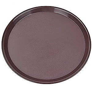 Ggbin Round Serving Tray for Food, Non-Slip, Set of 4