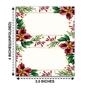 Christmas Table Place Cards, Name Cards, Christmas Place Cards, Food Labels For Christmas, New Year Party, Table Setting, Blank Food Tent Labels, Banquet Table Cards, Buffet Food Label, 25 Pack（C05）