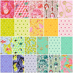 Besties 10" Charm Pack (42 Pieces) by Tula Pink for FreeSpirit (FB610TP.Besties)