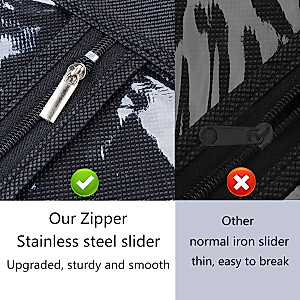 Modpion Hair Extension Hanger Double Side Anti-slip Hair Extension Holder with Portable Protection Suit Bag (Black)…