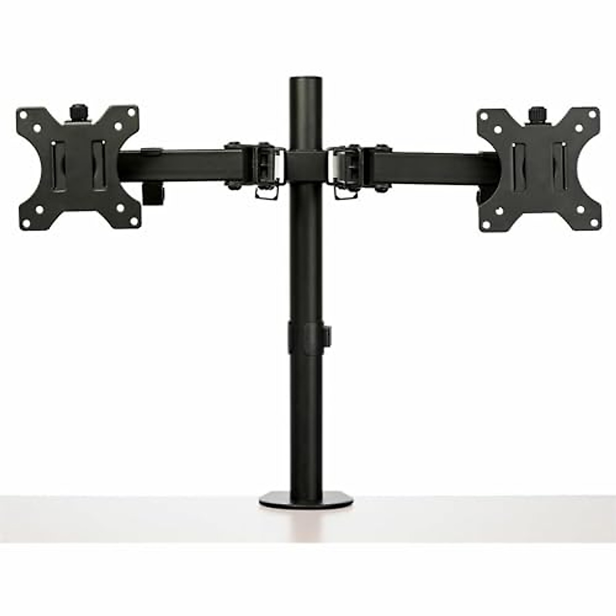 StarTech.com Desk Mount Dual Monitor Arm - Desk Clamp/Grommet VESA Monitor Mount for up to 32 inch Displays - Ergonomic Articulating Monitor Arm - Height Adjustable/Tilt/Swivel/Rotating (ARMDUAL2)