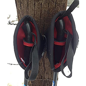 Bar Mitts X-Country/Snowshoe Ski Pole Mitts, Black, One Size