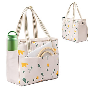 Peirich Embroidery Kits Storage Bag, Portable Craft Carry Case, Sewing Kits Embroidery Supplies Storage Bag and Embroidery Project Carrying Bag (Bag Only) for Beginner, Adults