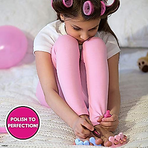 Horizon Group USA L.O.L. Surprise Color Change Nail Art, Includes 2 Sets of Adhesive Nails,3 Nail Polishes,1 Nail Decal Sheet,Water Transfer Tattoo Sheet,Nail Gems,Toe Separators + Instructions