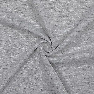 FAYALEQ Women's American Flag Baseball Printed T-Shirt O-Neck Causal Tee Tops Blouse Size L (Gray)