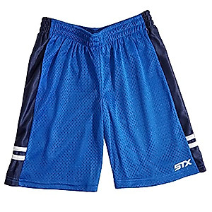 STX Boys' Big Athletic Short, Classic Style Black, 10/12