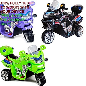 KHOI1971 ® Wall Charger AC Adapter Compatible with Lil Rider KB-901 KB901 Battery Powered Bike Ride on 3-Wheel 6V-Volt Battery Charger NOT Created or Sold by Lil Rider