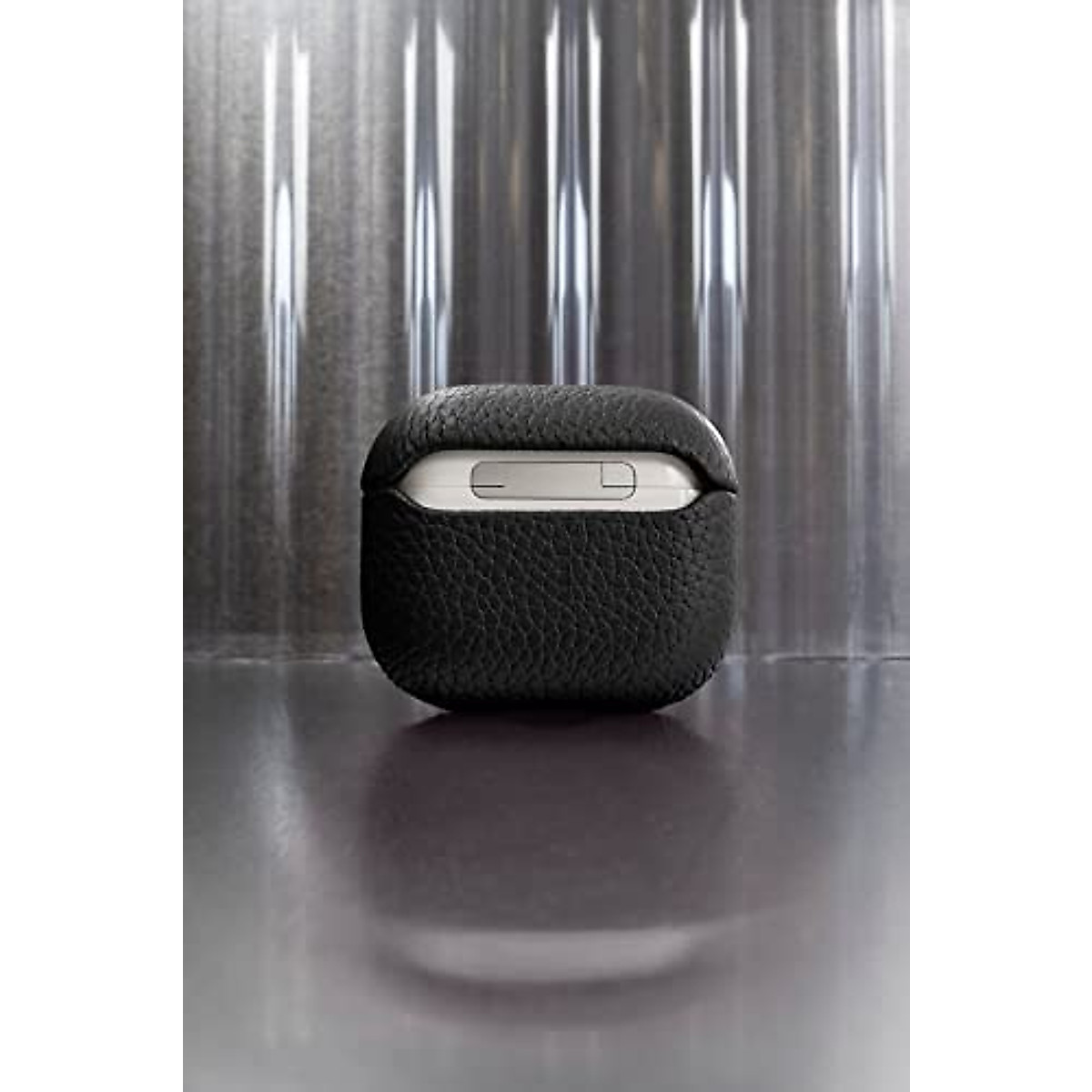 Tapper Black Leather / 18K Gold Plated Case for AirPods (3rd Generation)