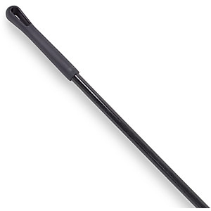 SPARTA 41225EC03 Fiberglass Broom Handle, Mop Handle, Replacement Handle With Acme Threaded Tip For Commercial Cleaning, 48 Inches, Black