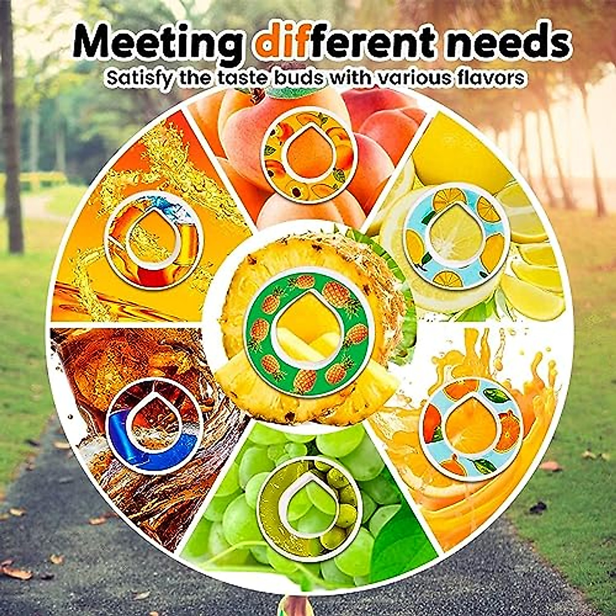 DEVINK Sports Air Water Bottle Starter up Set Drinking Bottles,650ML Fruit Fragrance Water Bottle,with pods 0 Sugar Water Cup,for Gym and Outdoor Gift,Black-with 4 Pods and brush