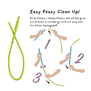 Long Silicone Straws With Stoppers for Tumblers - Slender Silicon Rubber Reusable Drinking Straws for Simple Modern, Starbucks, Yeti, rTic, Acrylic 24 30 40 oz Tumbler Cups - Flexible BPA Free