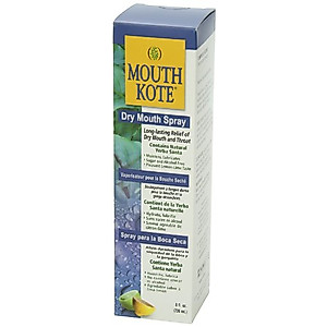 Mouth Kote Dry Mouth Spray, Oral Moisturizer with Yerba Santa, 8 Fluid Ounce