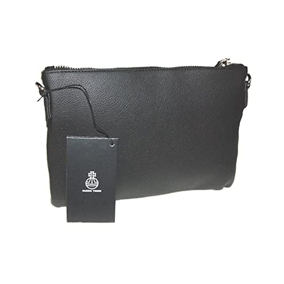 Real Harris Tweed Scotland Clutch Bag - Green Herringbone