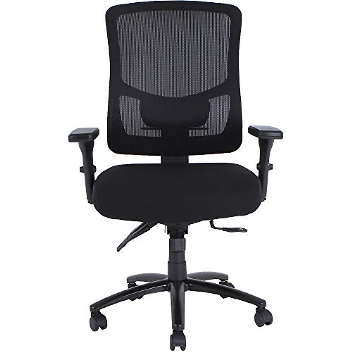 Lorell, LLR40210, Big & Tall Black Mesh Back Chair