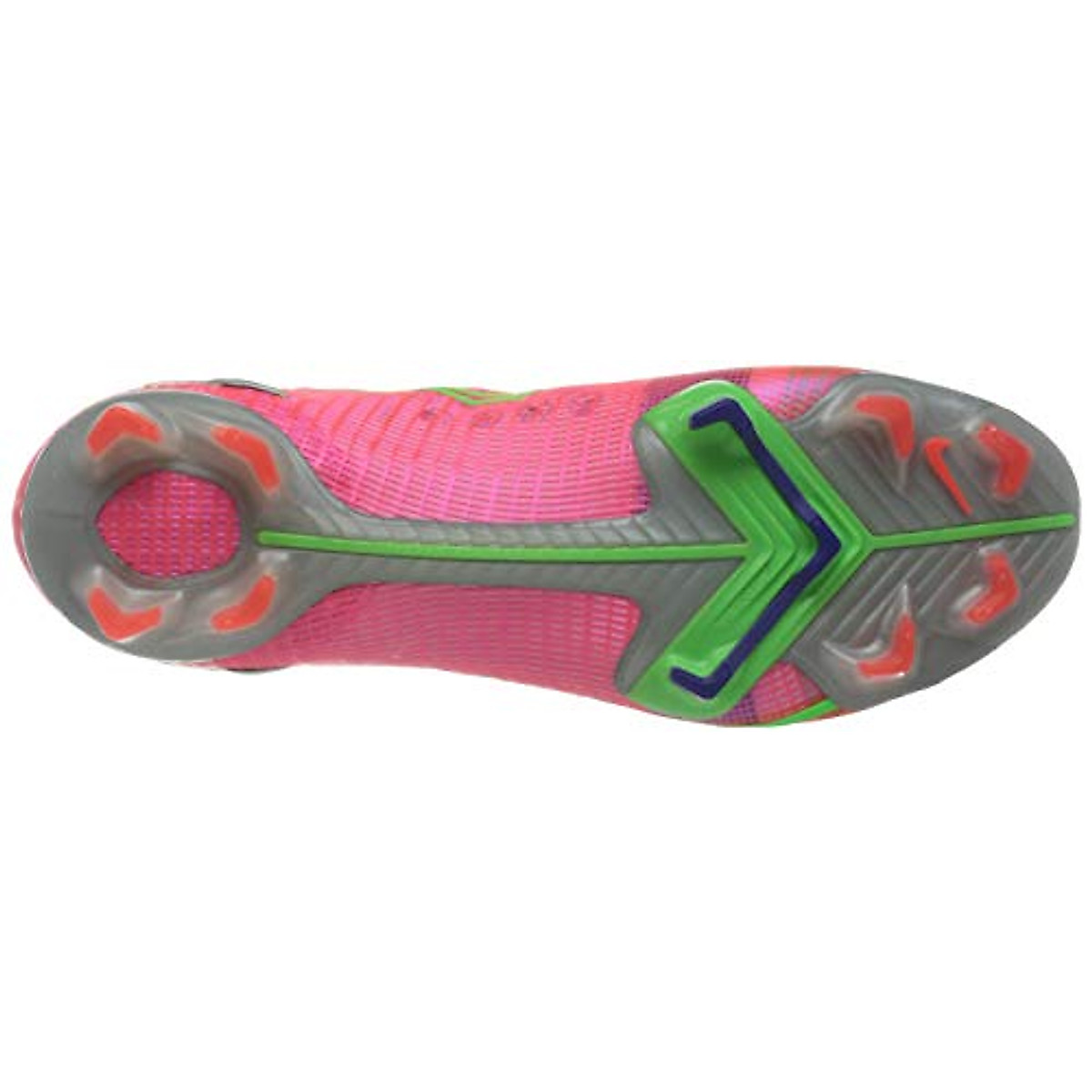 NIKE Unisex Superfly 8 Elite FG Soccer Shoe, BRT Crimson MTLC Silver Indigo Burst White Rage Green, 12 US Men