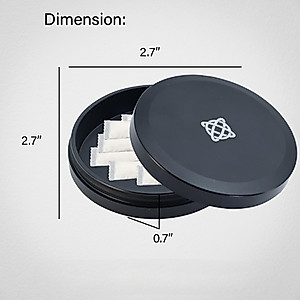 BlissLux Premium Metal Zyn Can - Smell Proof, Slim & EDC Storage