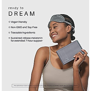 Ready To Dream Sleep & Calm Capsules w Time Release Melatonin, Magnesium, Ashwagandha, B6, Chamomile, and Botanicals | Non-Habit Forming | 60 Vegan Capsules