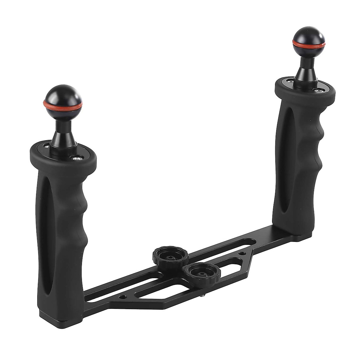 Poyinco Underwater Video Light Stabilizer Tray, Lightweight Aluminium Tray for GoPro OSMO and Any Other Camera with 1/4 inch Screw Hole