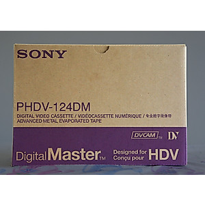 Lot of 10 Sony DigitalMaster PHDV-124DM HDV DVCAM Mastering Quality Tapes