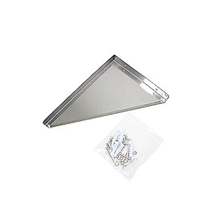 GSW Stainless Steel Commercial Wall Mount Shelf Industrial Appliance Equipment (Restaurant, Bar, Home, Kitchen, Laundry, Garage and Utility Room) NSF Approved (12”D x 24”W)