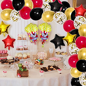 Movie Night Decorations Hollywood Party Decorations Now Showing Movie Night Supplies Movie Theater Decor Sing Movie Theme Party Decorations for Bridal Shower Birthday Party Supplies Film Backdrop