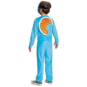 Pokemon Kids Squirtle Costume, Children's Classic Character Outfit, Child Size Medium (7-8) Blue