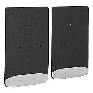 LUVERNE 259924 Rear Dually 20-Inch x 23-Inch Textured Rubber Mud Guards, Select Ford F-350, F-450 Super Duty