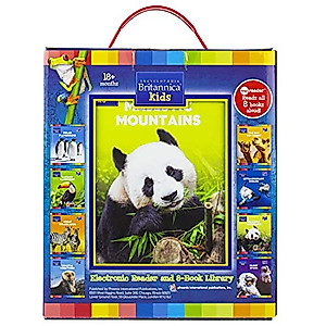 Encyclopedia Britannica Kids - Me Reader Electronic Reader and 8 Sound Book Library - Animals and Space- PI Kids