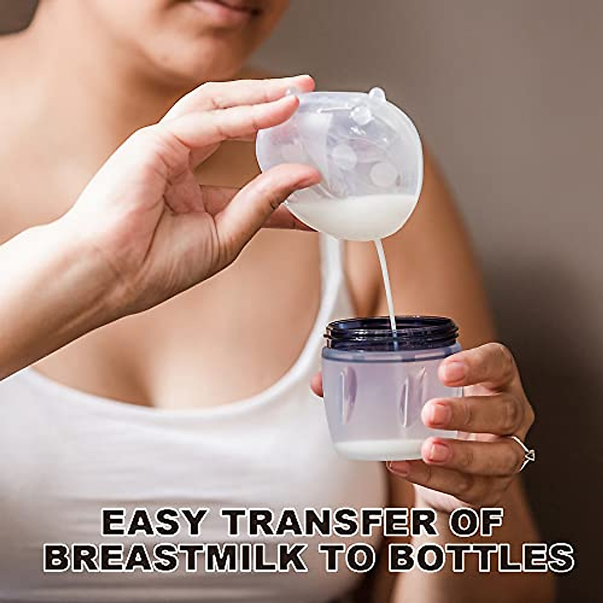 haakaa Ladybug Breast Milk Collector - Soft Breast Shells | Wearable Nursing Cups | Breastmilk Saver| Letdown Catcher for Pumping,Breastfeeding Moms,Protect Sore Nipples(Silicone 2.5 oz/75 ml,2PK)