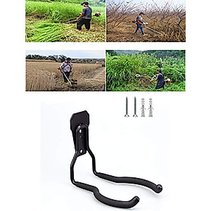 2Pcs Garden Power Tool Hanger String Trimmer Hangers, Weed Eater Wall Mount, String Trimmer Hanger Garage, Weedeater Hanger Garage, Perfect for Garage Tool Organizers and Storage, No Trimmer