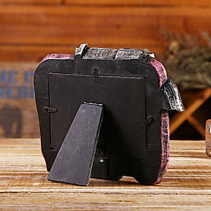 Rustic Resin Antler Photo Frame 8x10 Retro Western Room Decor Farmhouse Picture Frames Hunting Decor Lodge Decor Great Gift Wild Western, Cowboy, Bar, Hunting, Outdoor Culture