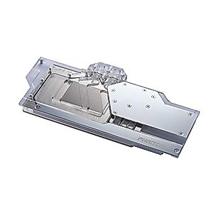 Phanteks (PH-GB2080TiAS_CR01) Glacier G2080Ti Strix GPU Full Waterblock for Asus ROG Strix RTX 2080/2080Ti - Nickel-Plated, Acrylic, Addressable RGB, Mirror Chrome