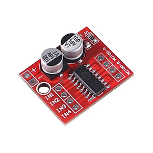 ACEIRMC 10pcs 1.5A 2 Way DC Motor Driver Module Speed Dual H-Bridge Replace Stepper L298N (Mini Controller Board)