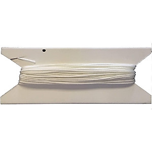 0.9mm White Window Blind Cord, String (25 feet)