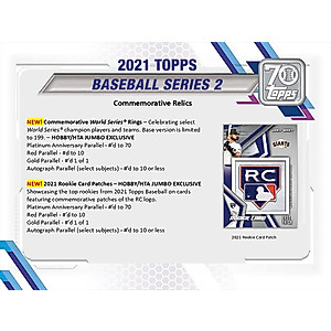 Topps 2021 Series 2 Baseball Hanger Pack