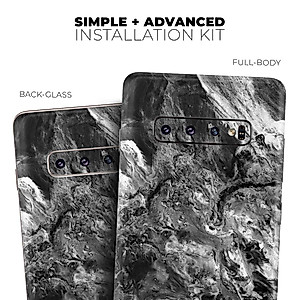 DesignSkinz Liquid Abstract Paint V52 Protective Vinyl Decal Wrap Skin Cover Compatible with The Samsung Galaxy S20 (Screen Trim & Back Glass Skin)