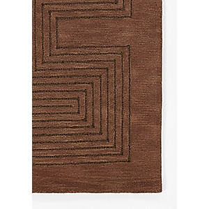 Momeni Simba Wool Hand Tufted Contemporary Indoor Area Rug, Copper, 2' X 3', SIMBASIM-3COP2030