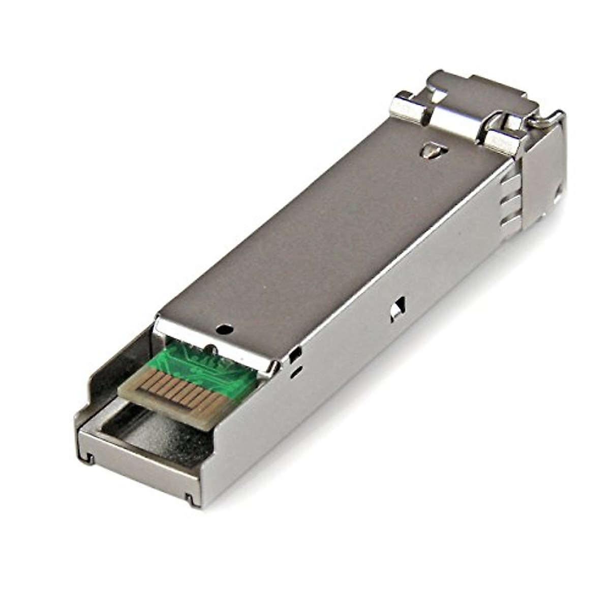 StarTech.com MSA Uncoded Compatible SFP Module - 100BASE-LX - 100MbE Single Mode Fiber (SMF) Optic Transceiver - 100Mb Ethernet SFP - LC 10km - 1310nm - DDM (SFP100BLXST),Silver